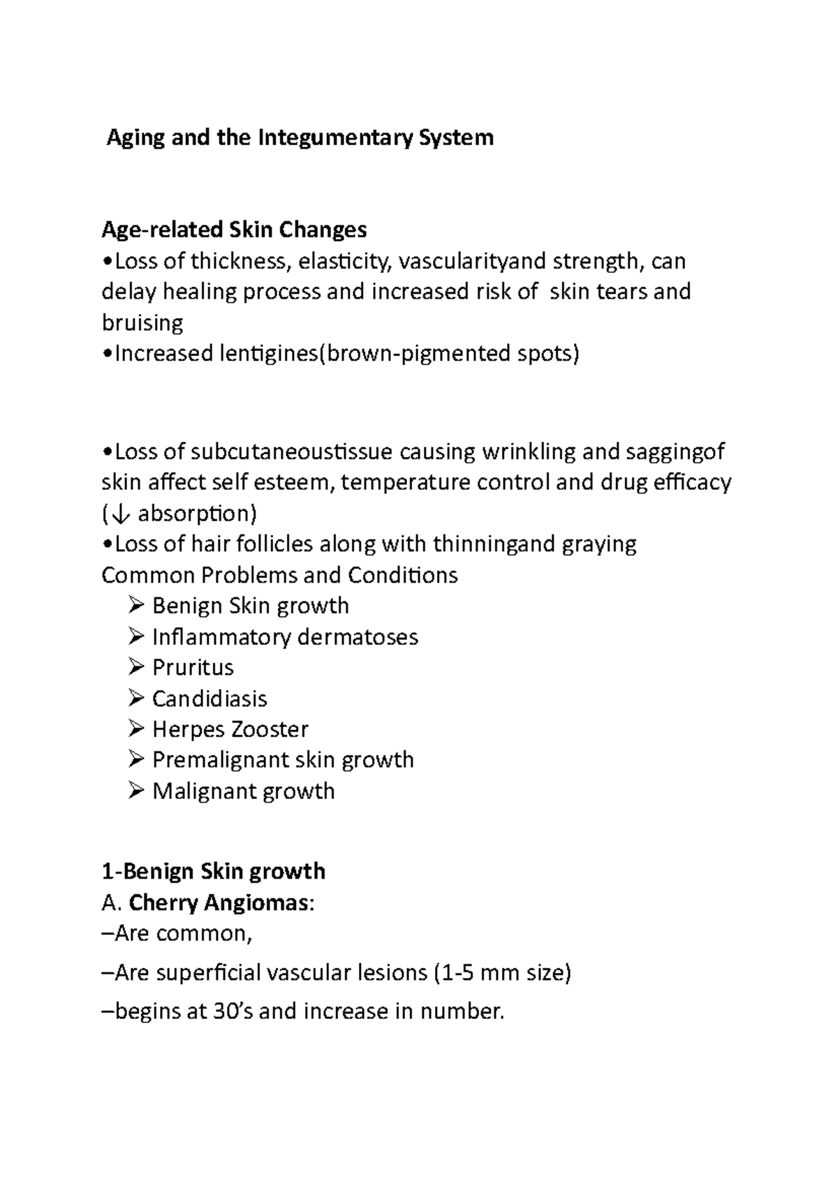 Aging and the Integumentary System - Aging and the Integumentary System ...