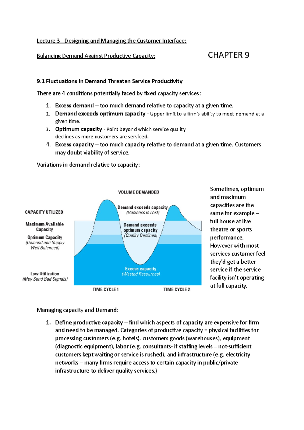 Lecture 9 - Balancing Demand Against Productive Capacity - Lecture 3 ...