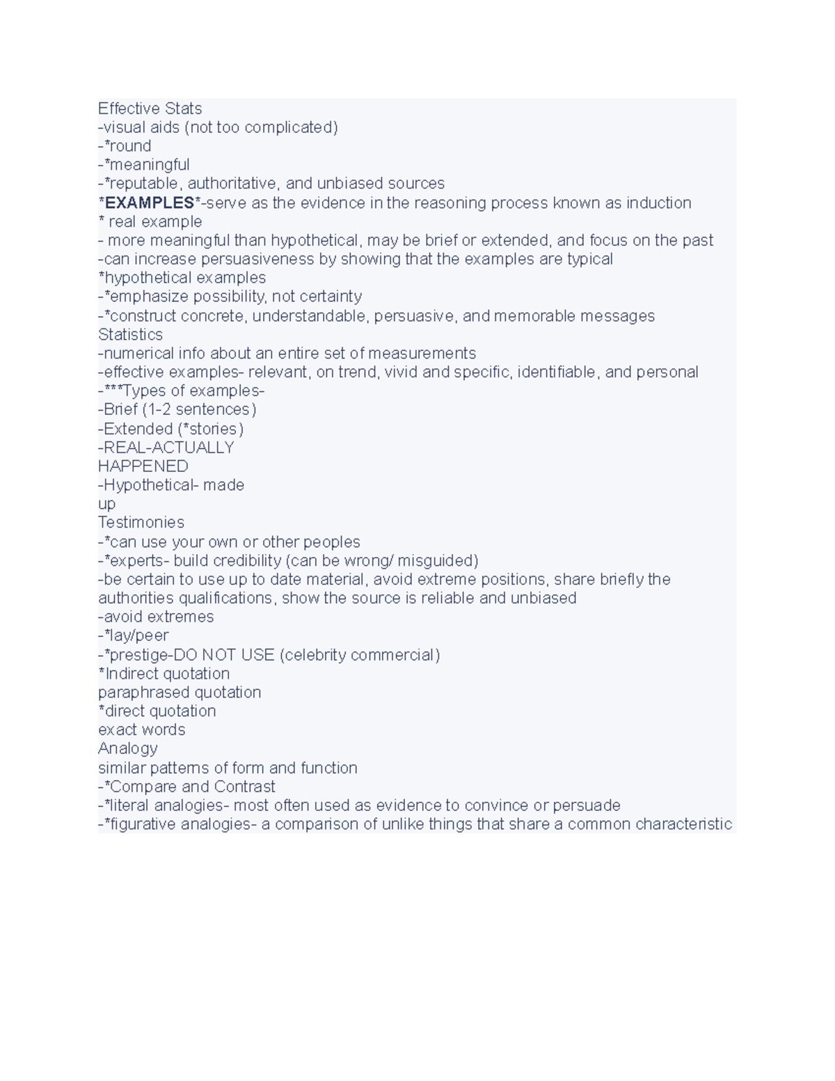 Comm 46 - practice - Effective Stats -visual aids (not too complicated ...