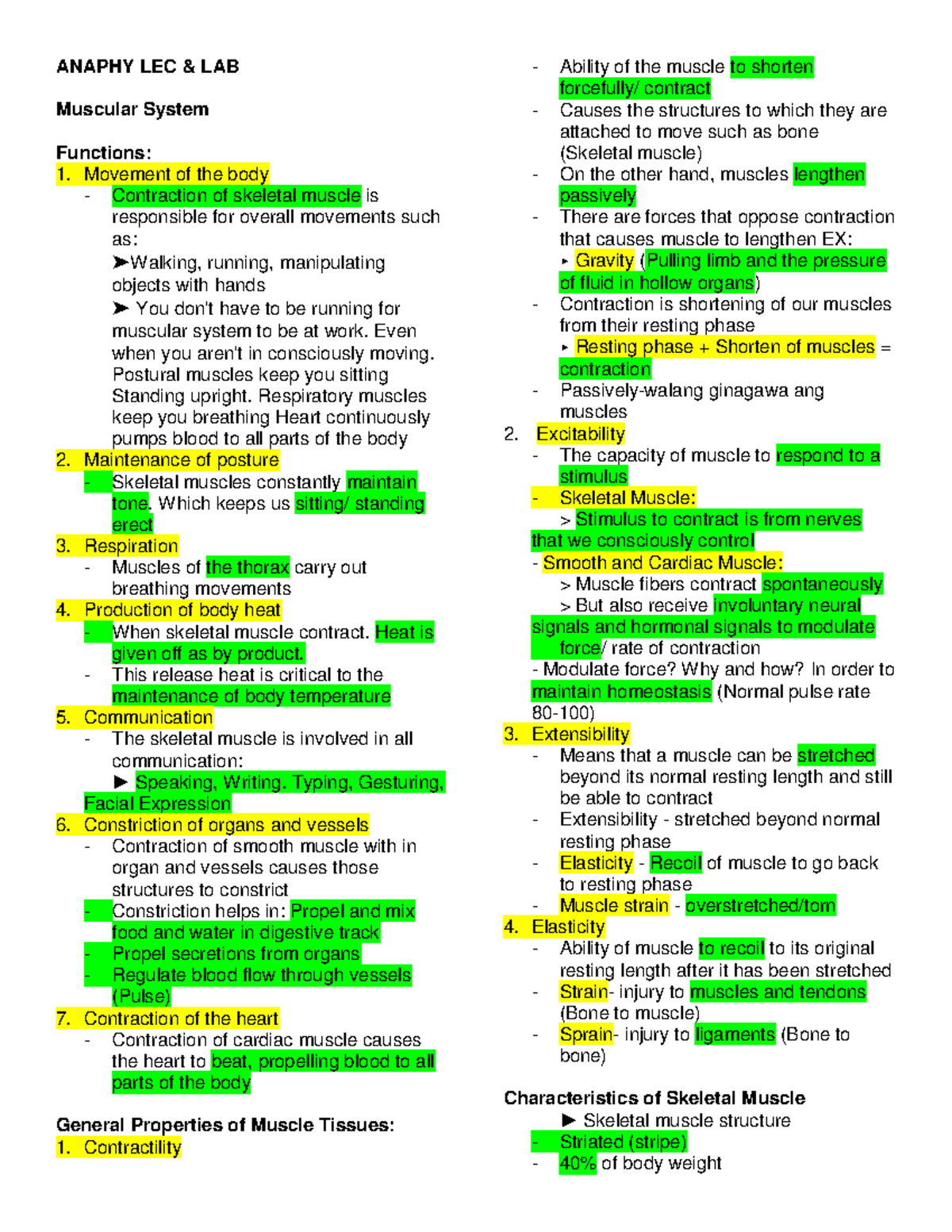 BIOCHEMISTRY MIDTERM REVIEWER FOR THE FINALS - ANAPHY LEC & LAB ...