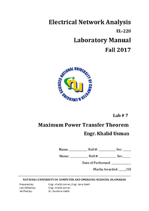 EEE Lab 2 Superposition - Department of Robotics and Mechatronics ...