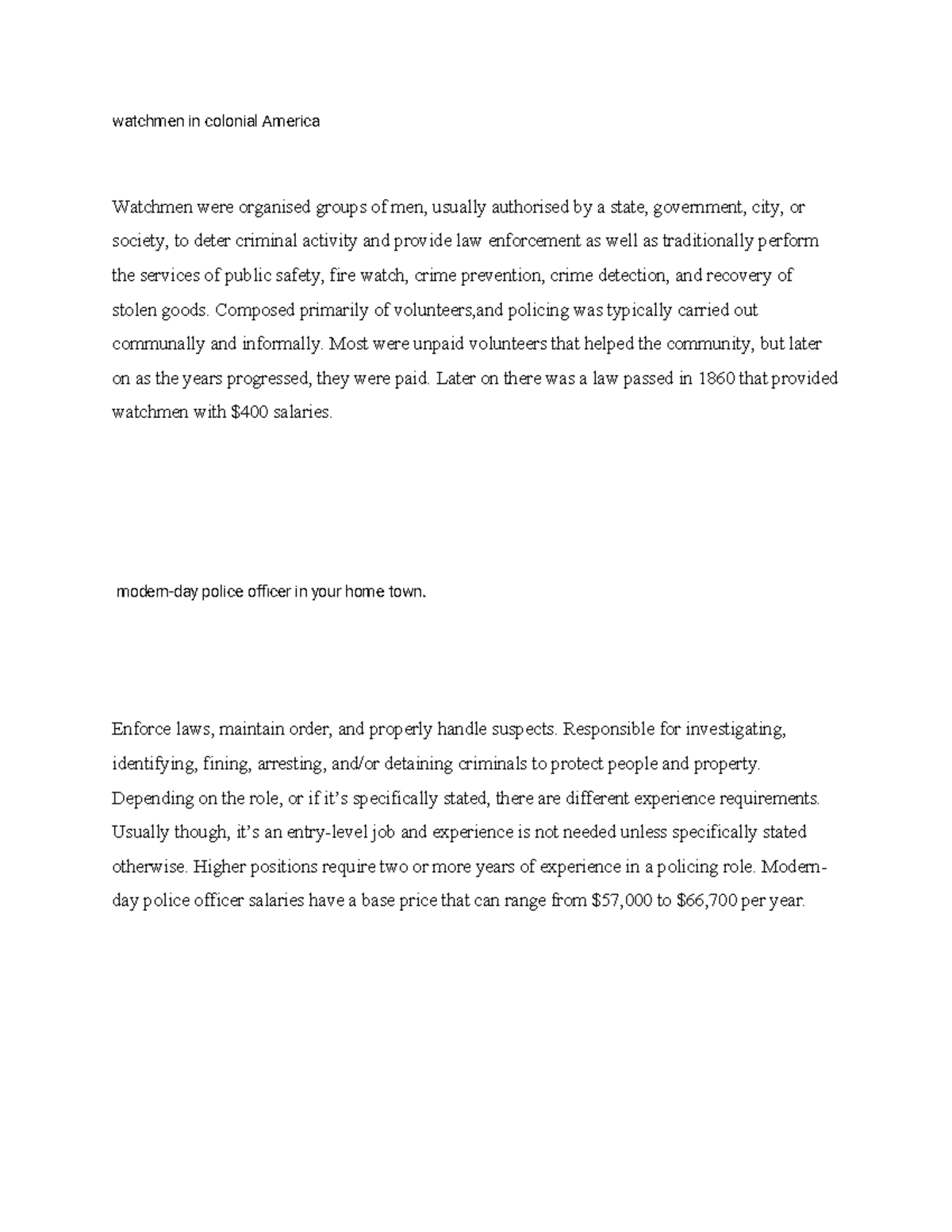 Watchmen in colonial America - watchmen in colonial America Watchmen ...