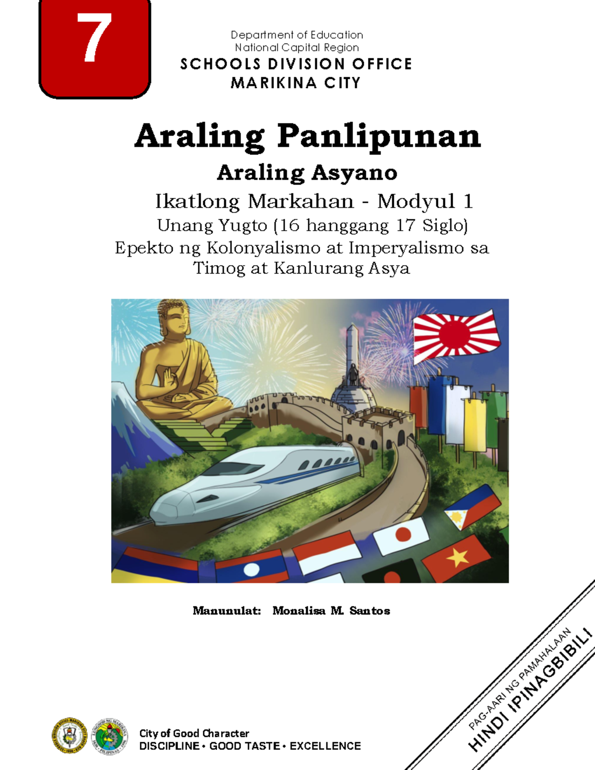 AP7 Q3 Module-1 - Araling Panlipunan Kolonyalismo at Imperyalismo - ####### 0 City of Good ...