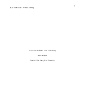 6-3 Assignment- 24-month Pro Format - BUS 400 Module Six Assignment ...