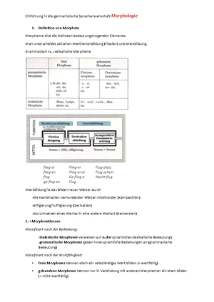 Syntaktische Kategorien - Wie ist ein Satz aufgebaut? Damit ein Satz ...