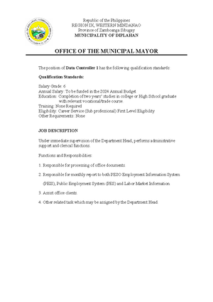 HBO- Module-1 - HBO - MGT 201 HUMAN BEHAVIOR IN ORGANIZATION MODULE 1 Prepared by: Dave James R ...