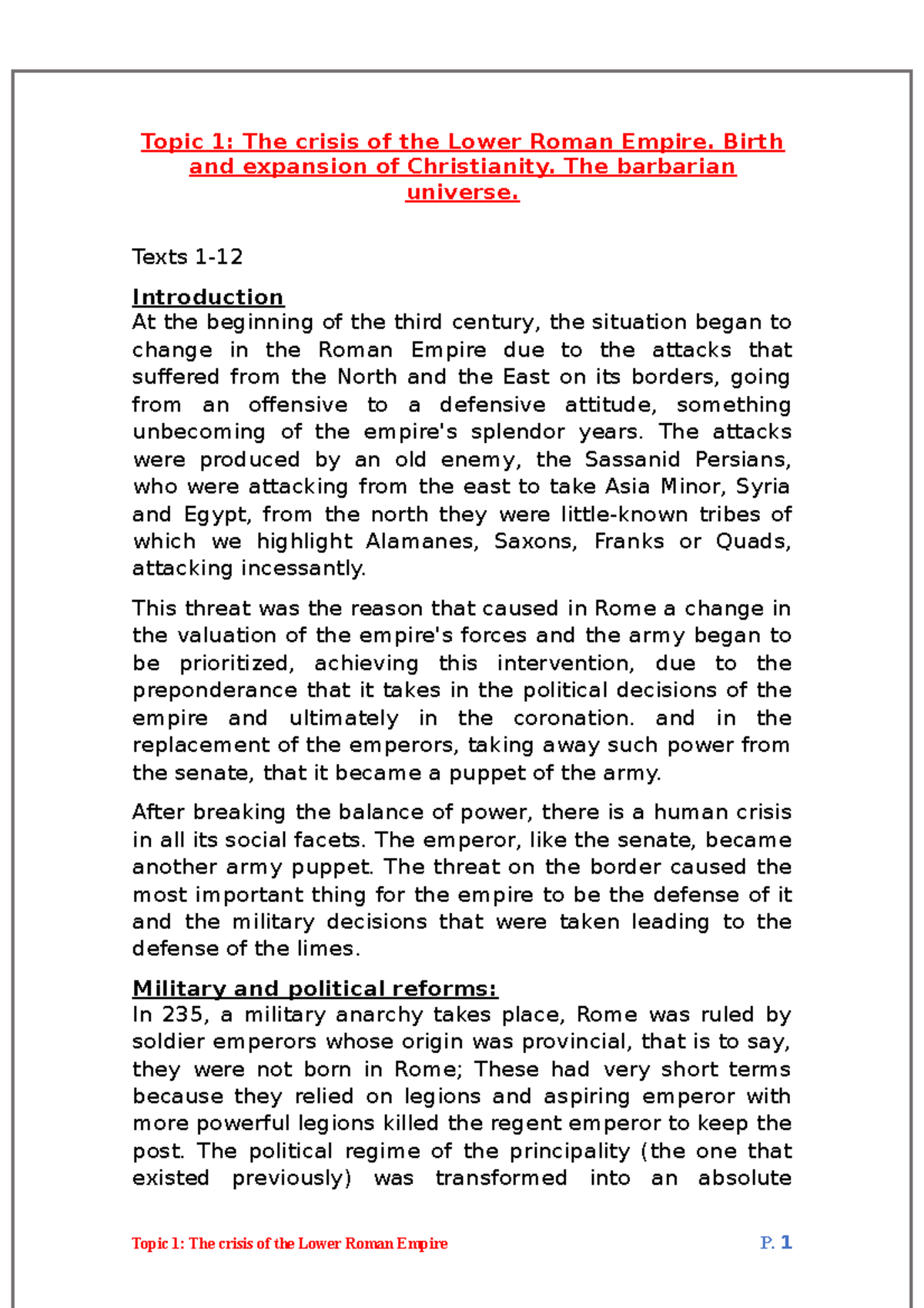 Unit 12 - Lecture notes unit 12 World History. With pictures and notes ...