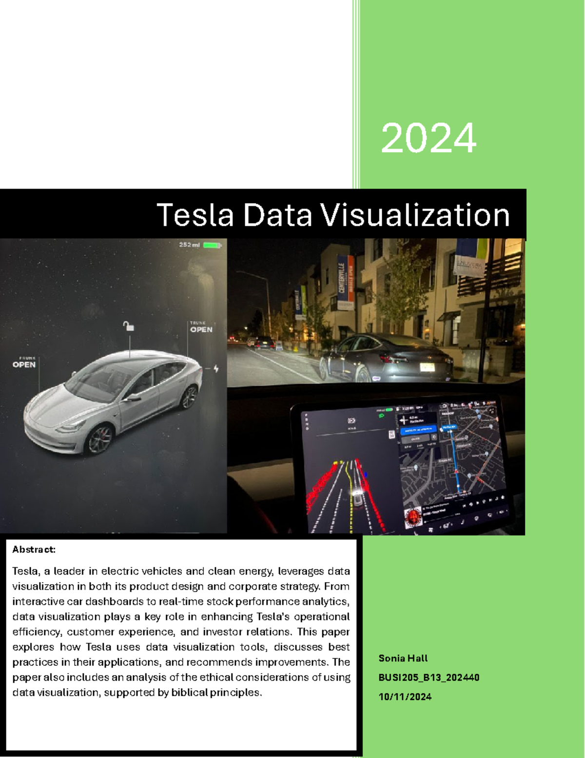 Data Visualization-complete - 2024 Sonia Hall BUSI205_B13_ 10/11/ Tesla ...
