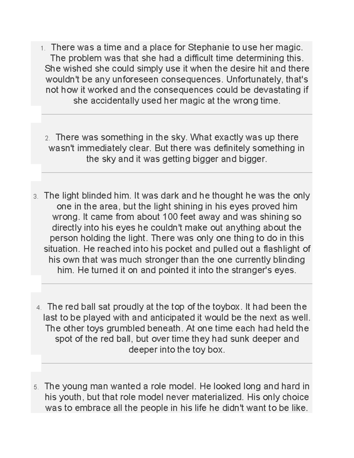 Random Number - Assignment - 1. There was a time and a place for ...
