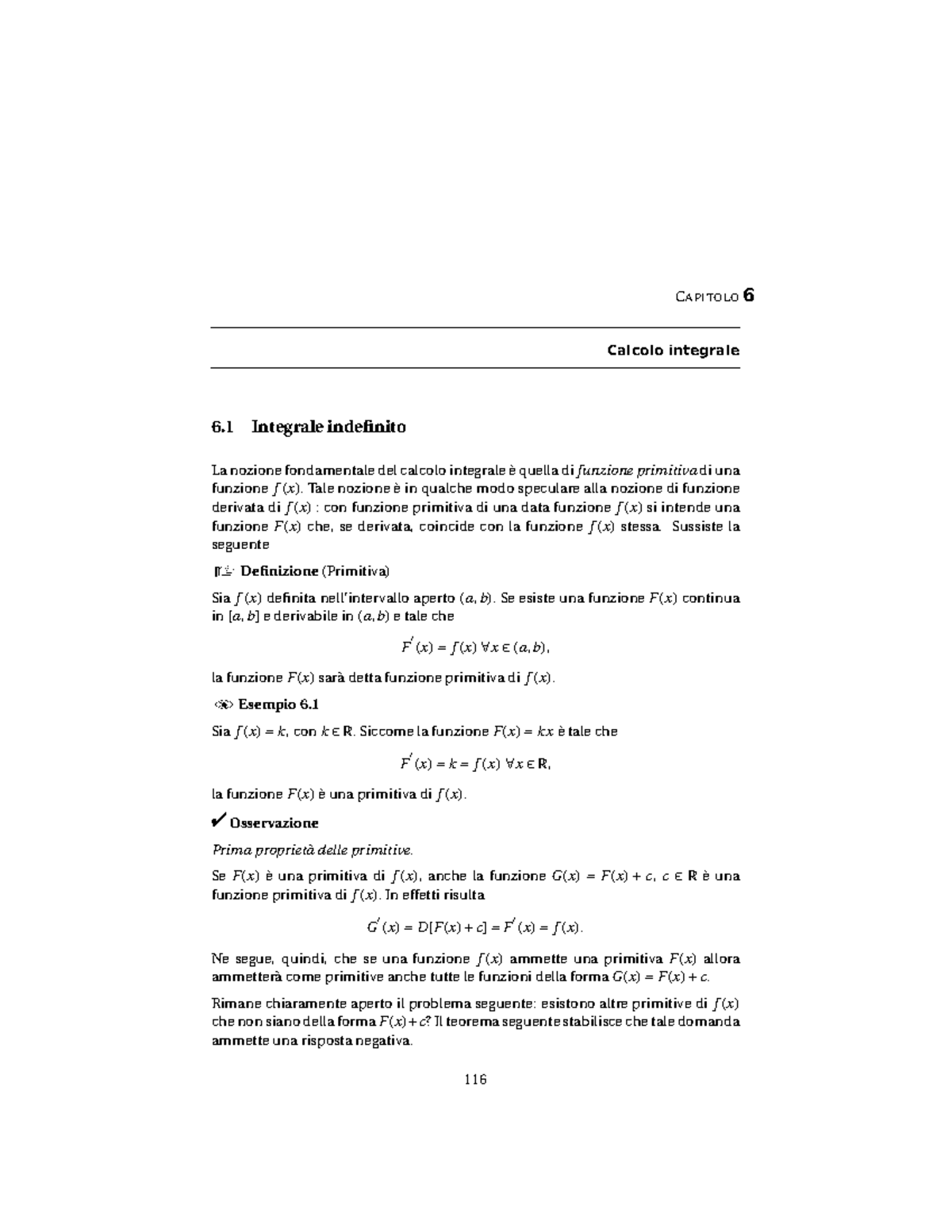 Capitolo 6 - Appunti con esempi delle lezioni di Vellucci Pierluigi Matematica generale Roma ...