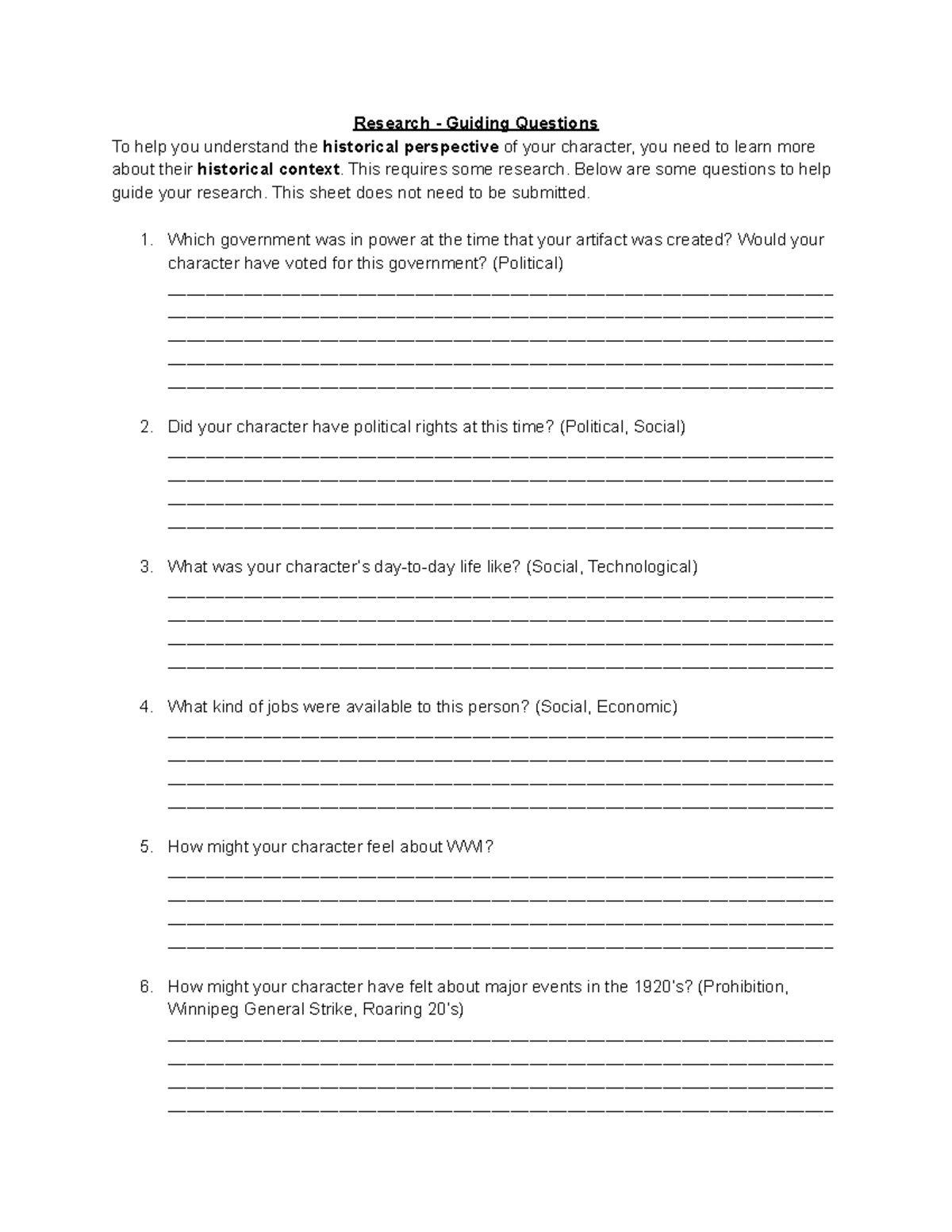 RAFT Assignment - Guiding Research Questions - Research - Guiding ...
