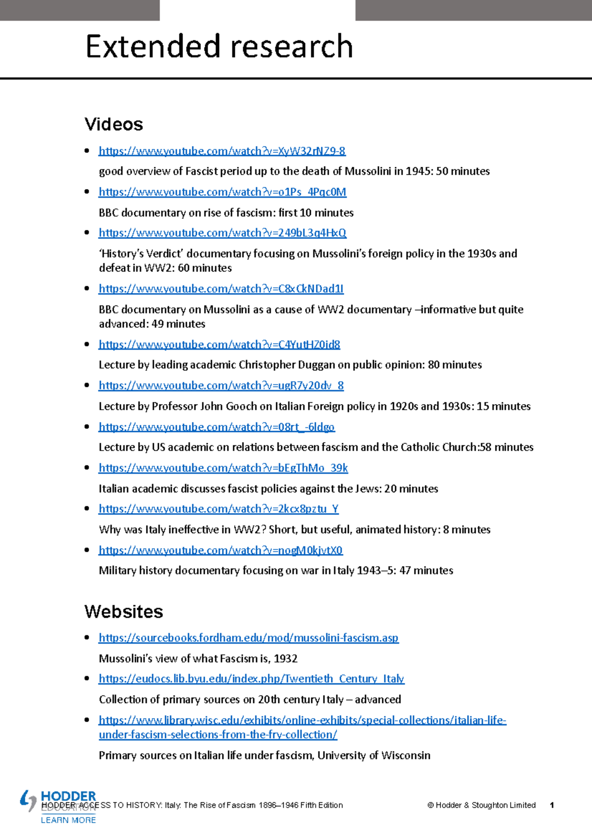 ATH Italy Extended research - Extended research Videos youtube/watch?v ...