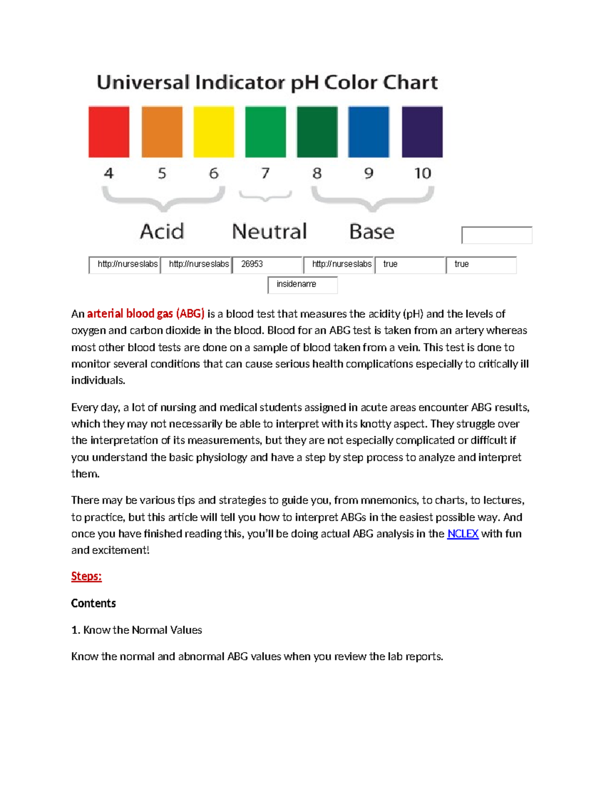 ABG's Tic Tac Toe - An arterial blood gas (ABG) is a blood test that ...
