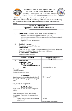 SED LIT 2 Activities for Chapter 2 - Name: Danis, Sylvia Taguiba Course: BSEd-Eng. (2nd Year ...