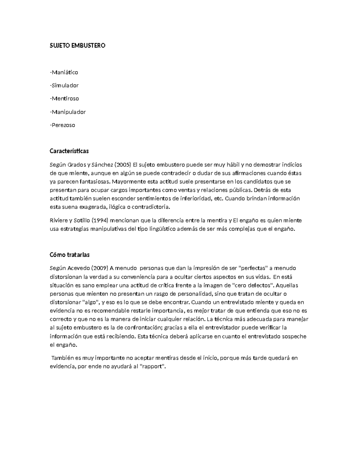 Embustero - solo quiero tener gratis - SUJETO EMBUSTERO -Maniático ...