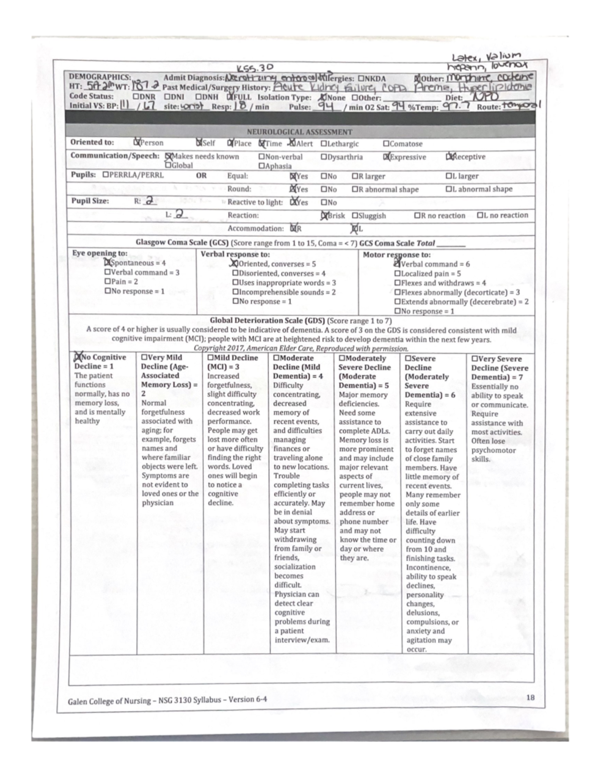 Clinical packet 2 - COM 2105 - Studocu