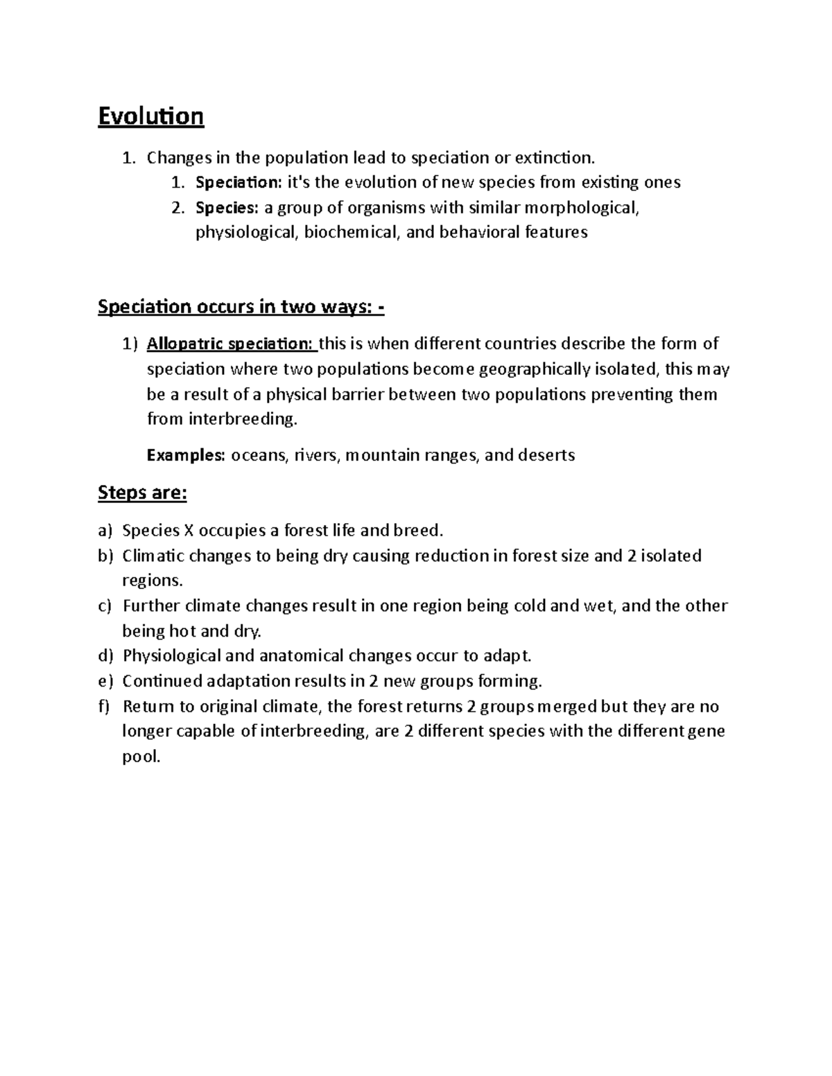 Evolution of organisms throughout the years - Evolution Changes in the ...