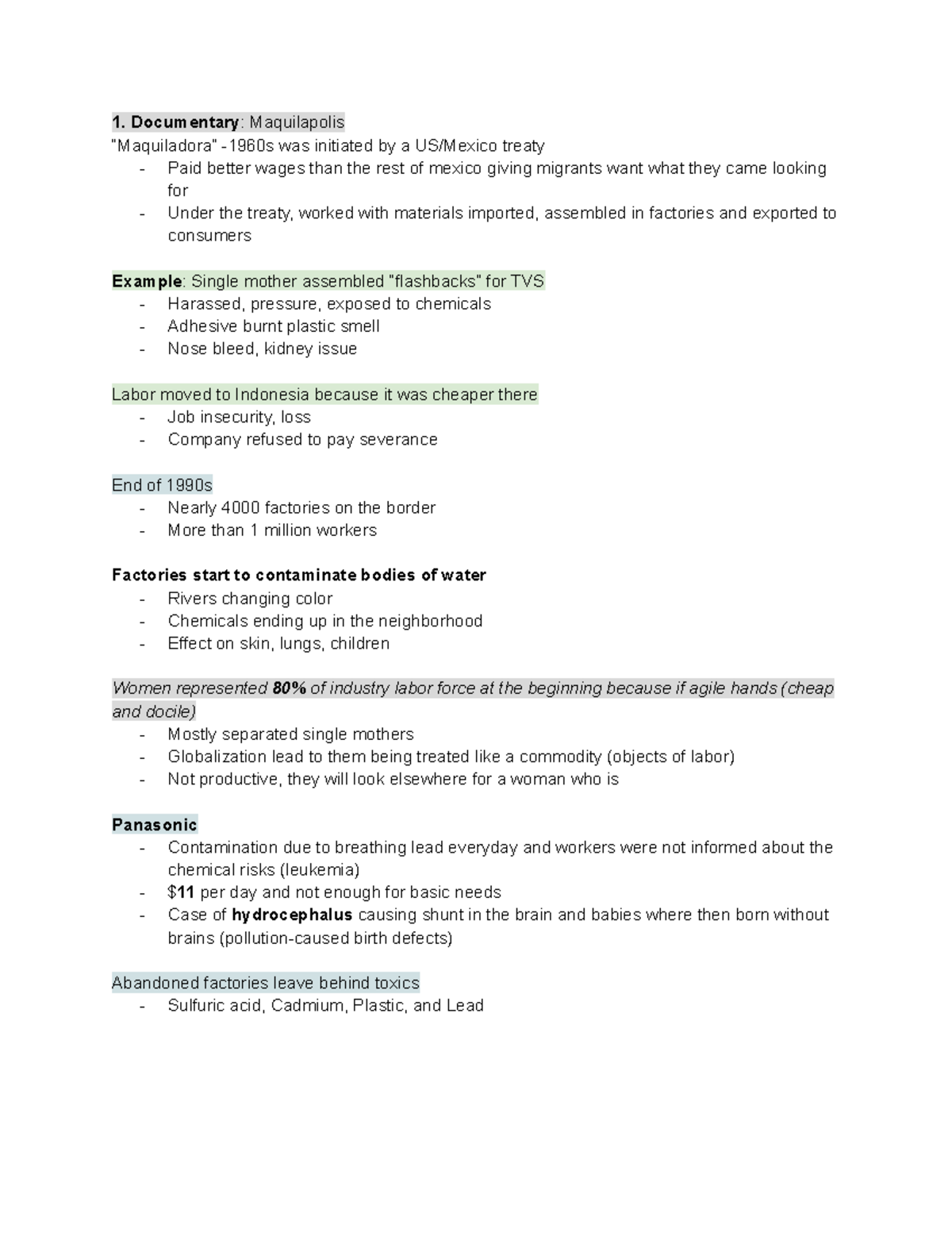 Week 3 Readings - Lecture and reading notes for the week to help study ...