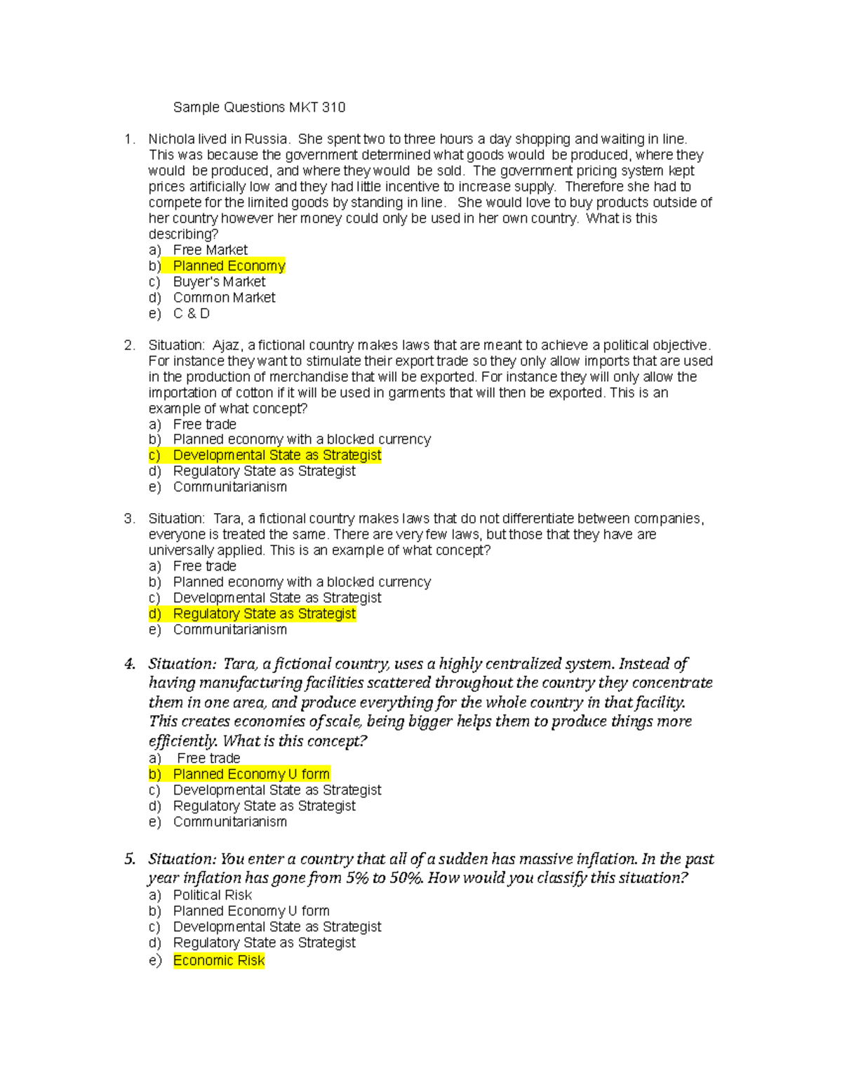 310 Sample Questions With Answers Sample Questions MKT 310 Nichola 310-sample-questions-with-answers-sample-questions-mkt-310-nichola