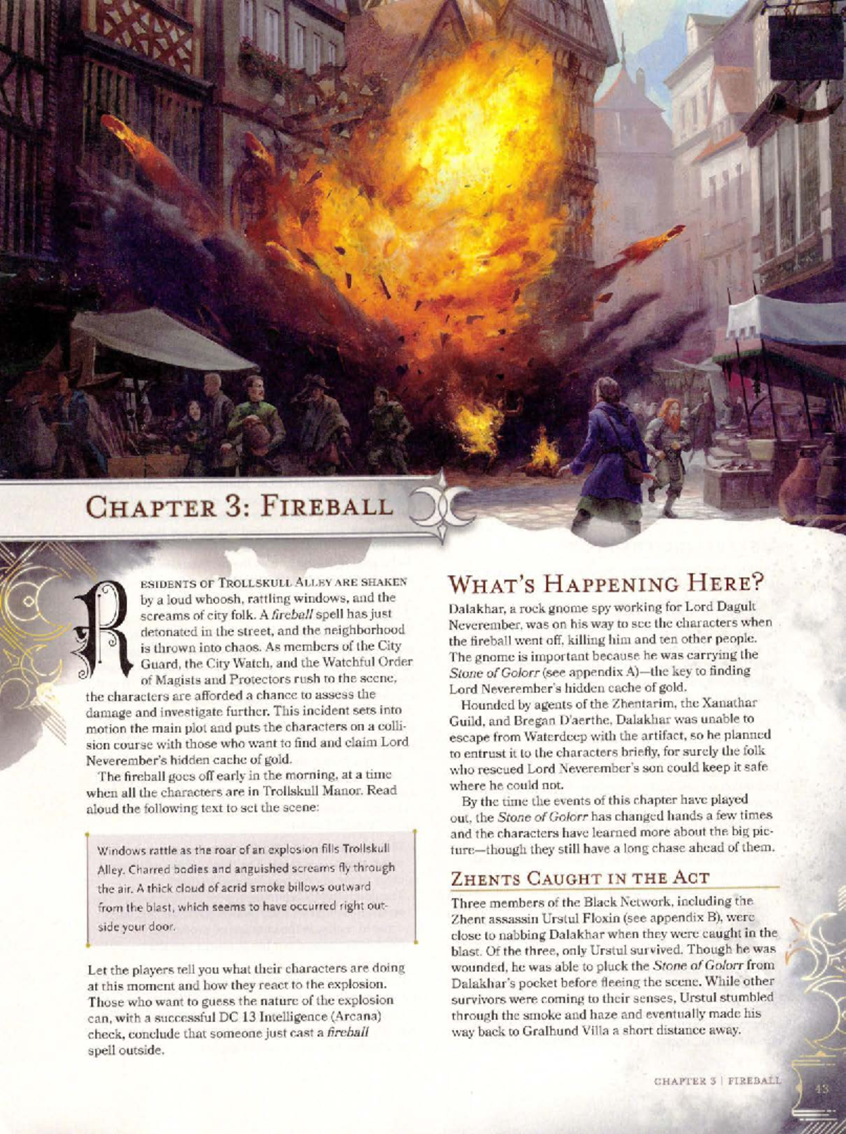 Chapter 3 Waterdeep Dragon Heist - ESIDENTS OF TuOLLSKULL ALLEY ARE ...