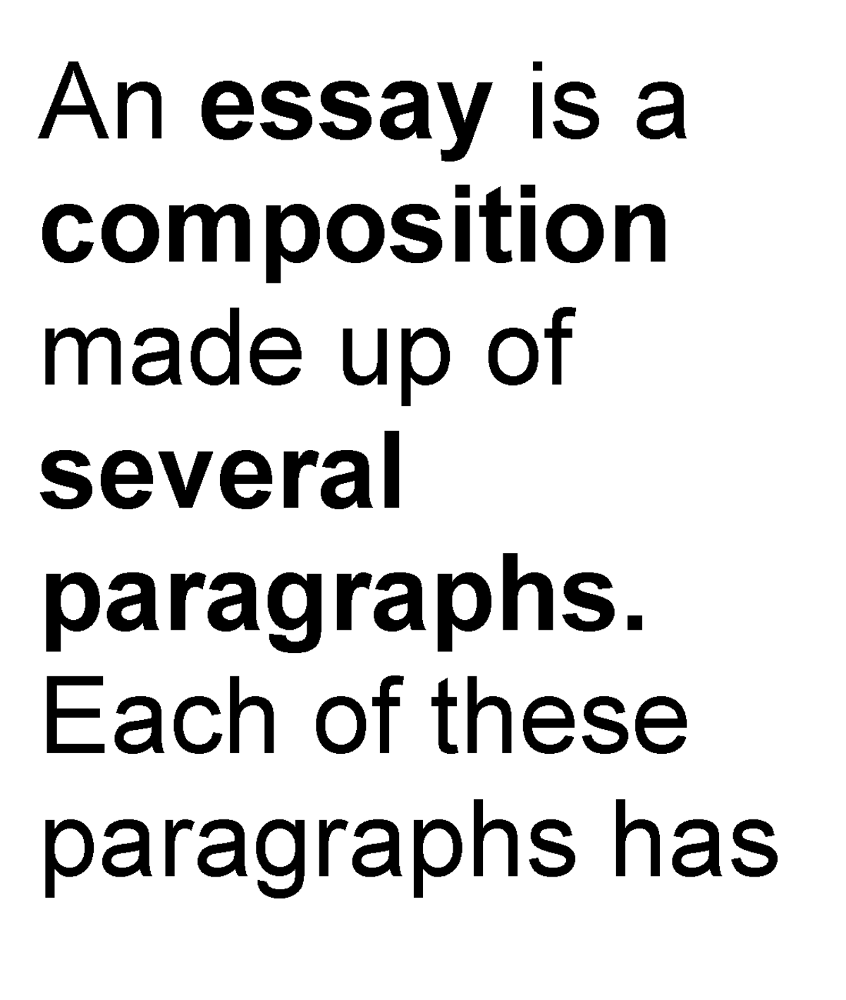 Lesson Proper Visual Aids Grade 7 - An essay is a composition made up ...