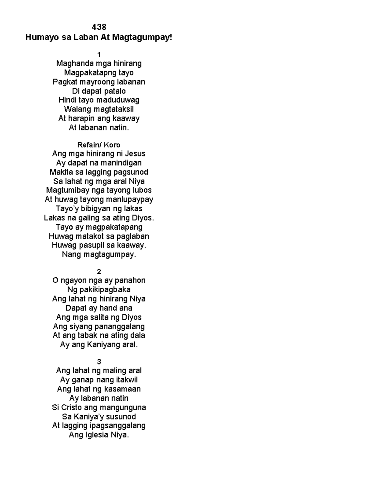 438- labasan - egergergerg - 438 Humayo sa Laban At Magtagumpay! 1 ...