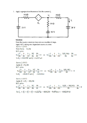 practice problems 2 unit 3 - Find the transient voltage across the capacitor for. Assume a ...