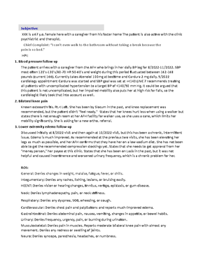 Depression - soap note - 1 Description Patient Information 68-year-old ...