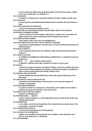 Trabajo Práctico 4 - Verdadero, los daños sobre el capot y el hecho que ...