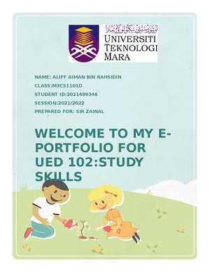 Topic 3 Tutorial (Part 1) - @Universiti Teknologi MARA 110/CSC305 Topic ...