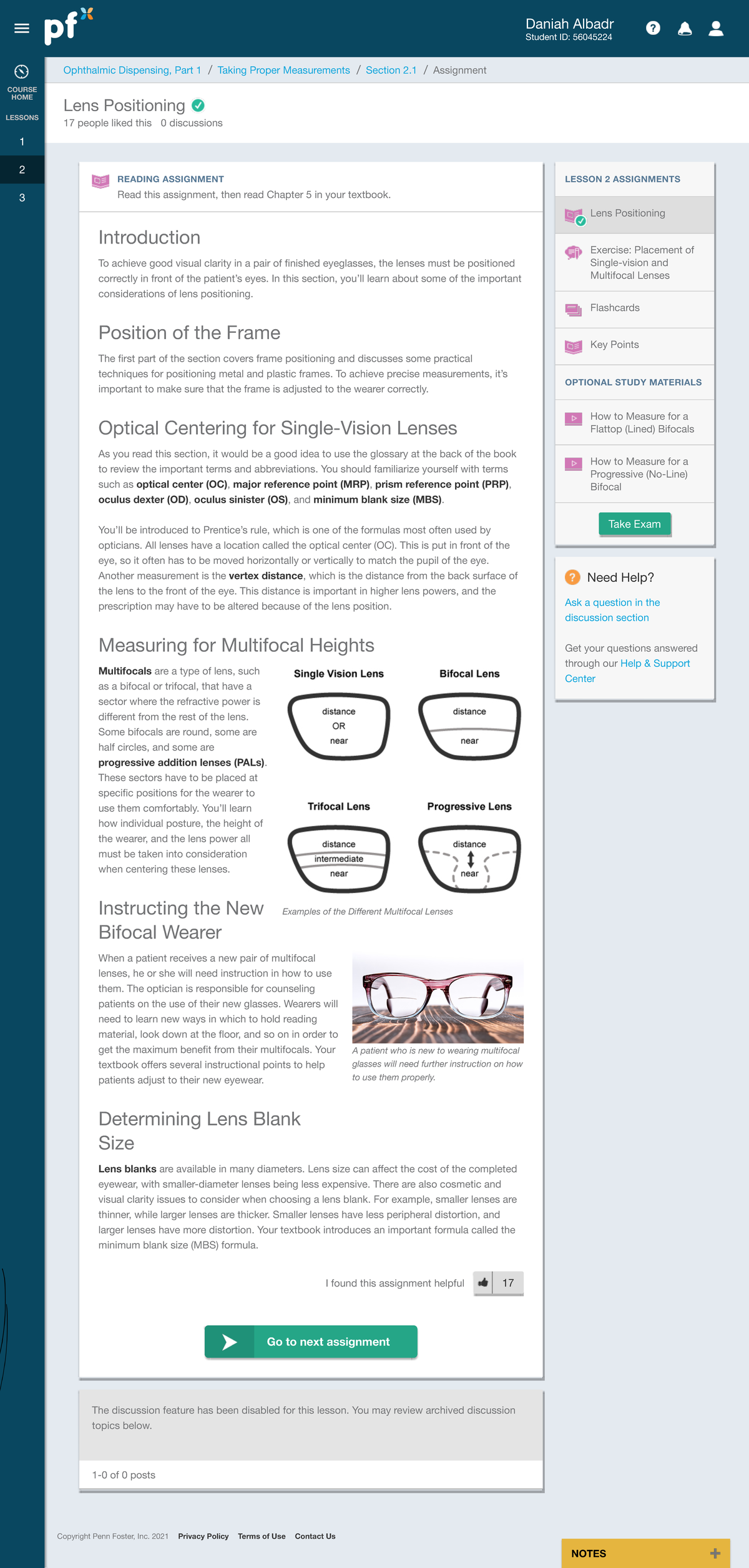 PDF document - Yuuj - Copyright Penn Foster, Inc. 2021 Privacy Policy ...