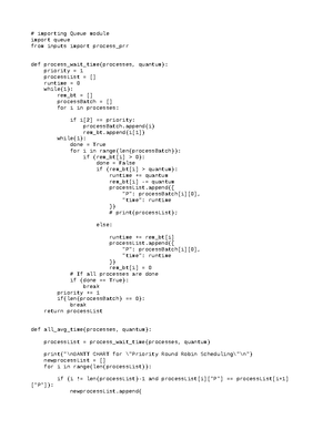 AOS Assignment 3 - CS 5500 - CS 5500 Advanced Operating System Homework Submitted by: Vinod ...