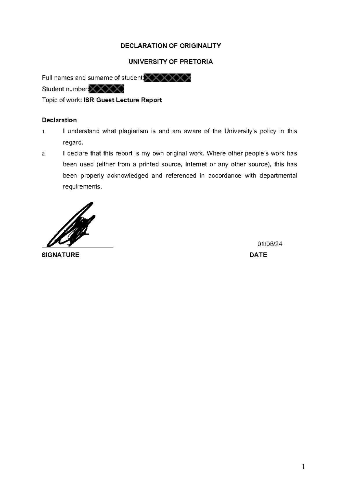 ISR 310 2024 Guest Lecture Report Assignment Submission doc ...