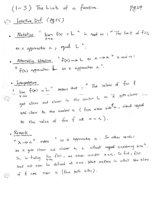 Functions and models - Chapter 1 Notes 1.1 - 1.2 - 1 1: Functions and ...