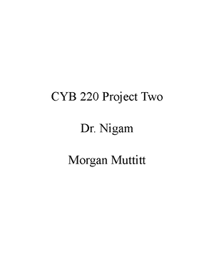 CYB 300 Final Project- Morgan Muttitt - Williams a. Rename computer to ...