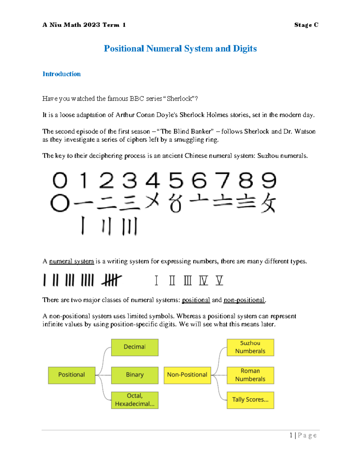 JNC-S1-L5 Positional Numberal System and Digits - Positional Numeral ...