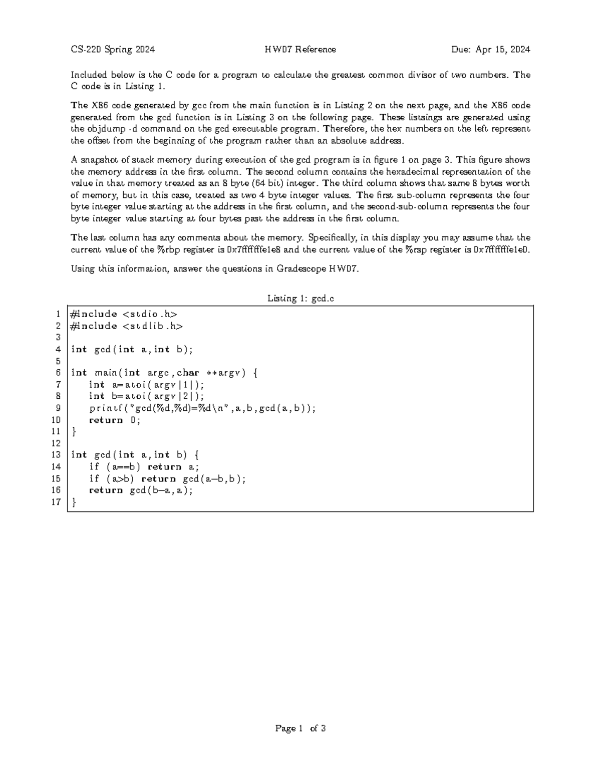 Homework 7 - Stack - CS-220 Spring 2024 HW07 Reference Due: Apr 15 ...