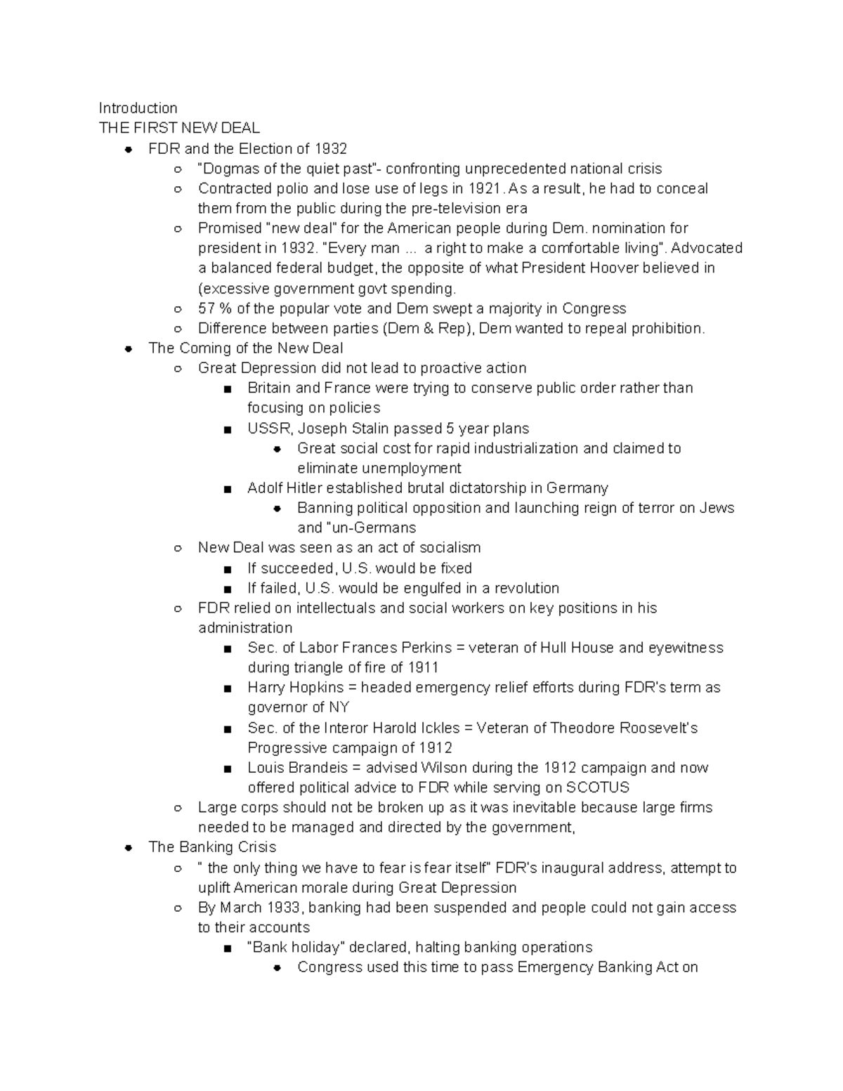 CH21 Give me liberty THE NEW DEAL 1932–1940 - Introduction THE FIRST ...