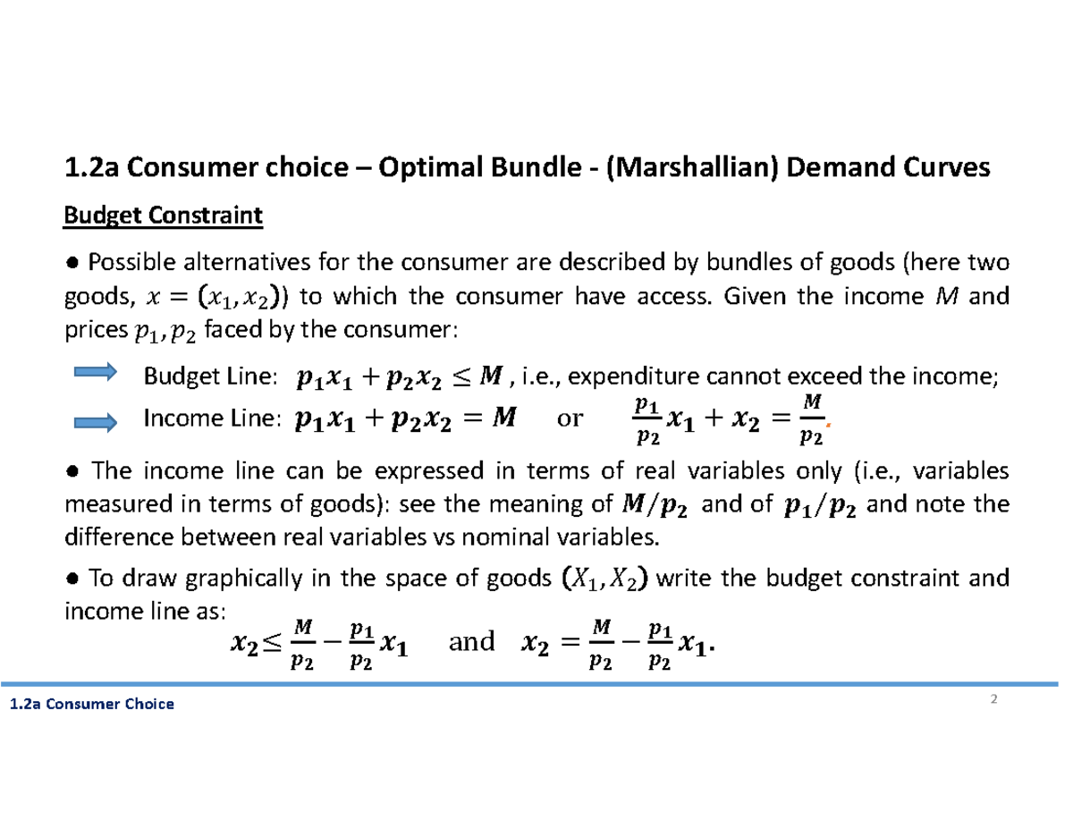 Consumer Choice - Matéria sobre a escolha do consumidor - 1 Consumer ...