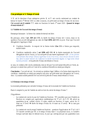 10 - Cas pratique empêchement de travailler - 10 – LE SALAIRE EN CAS D ...