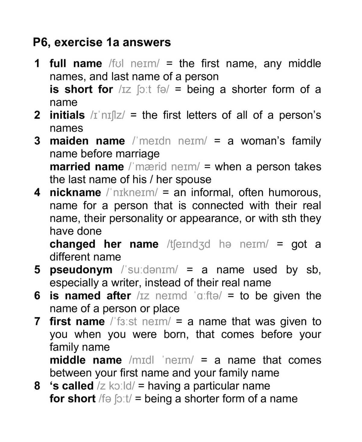 English File 4th edition Intermediate Plus Students Book Answers - P6 ...