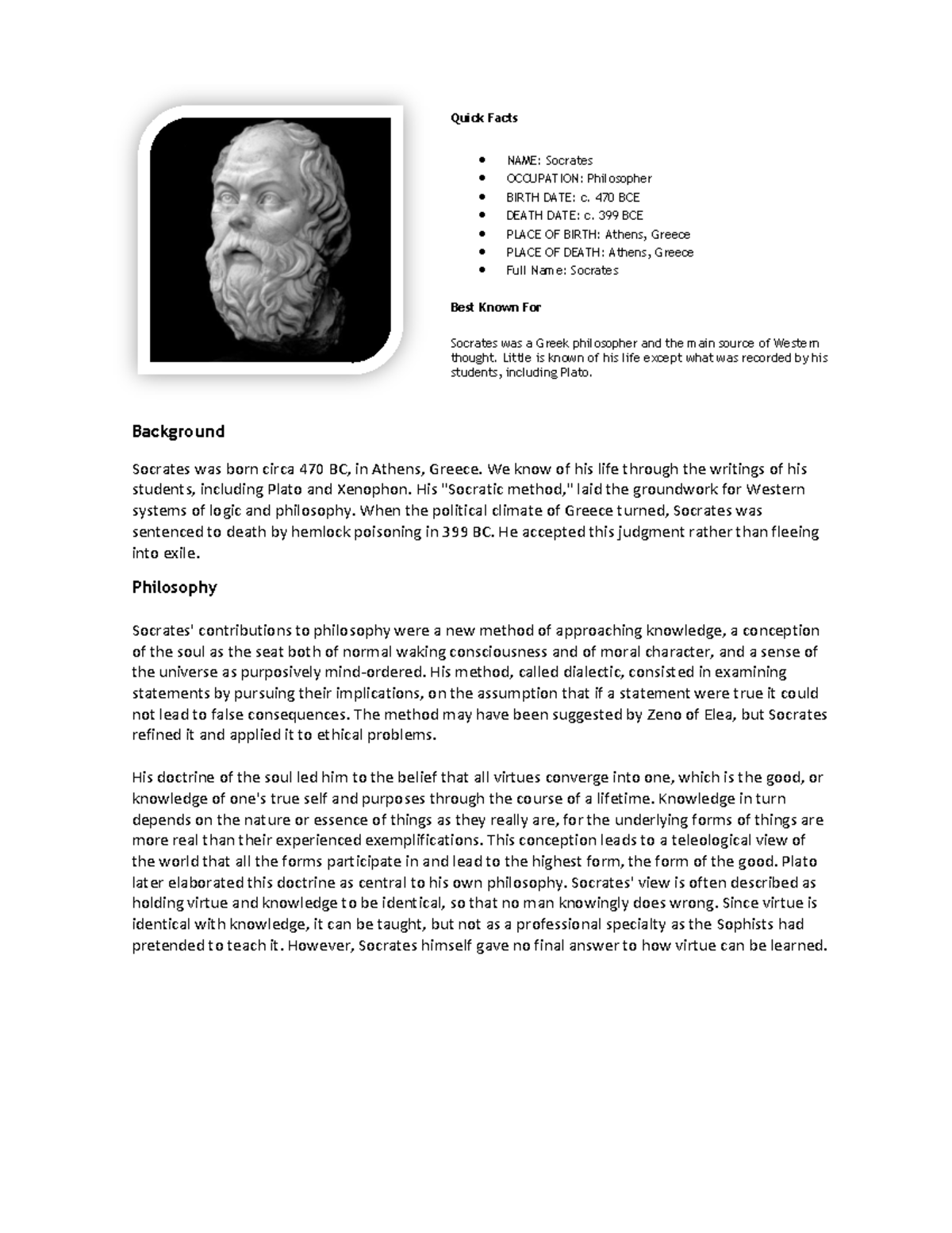 Famous Philosophers in Education and their Contribution to the ...