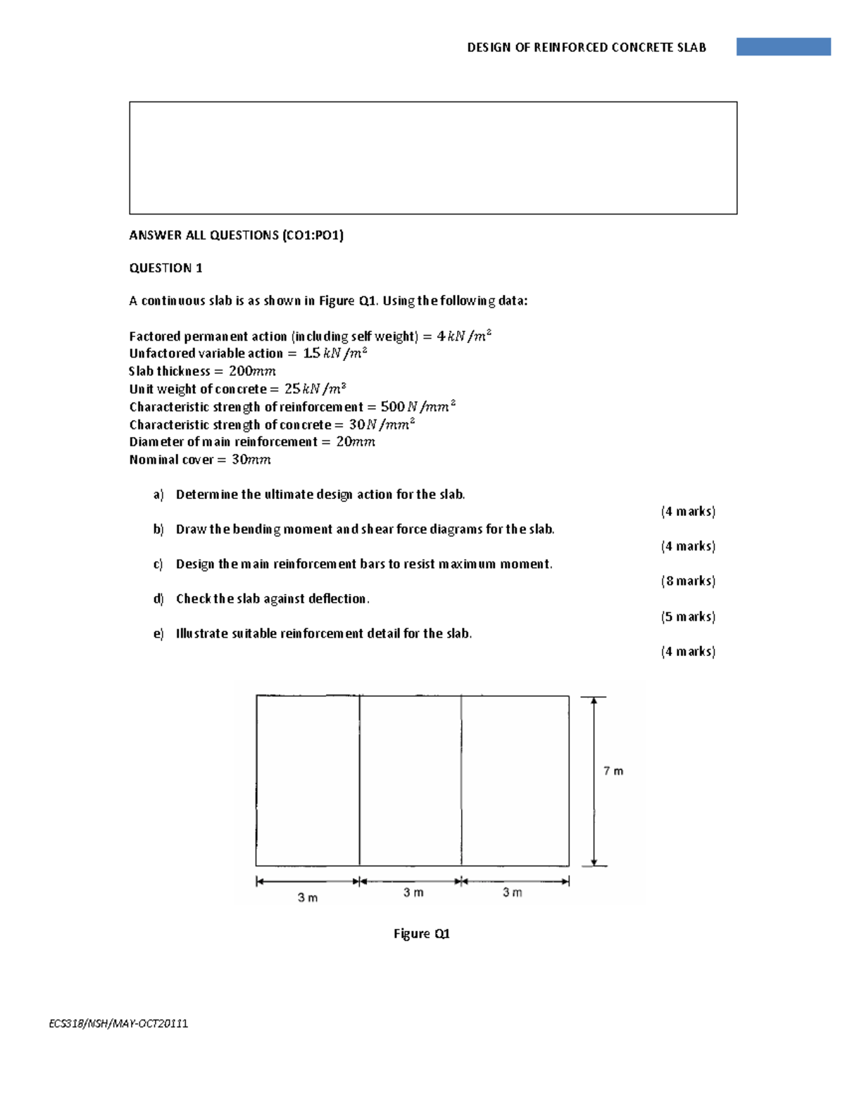 Tutorial Slab - Exercise on to calculate beam structure by using table ...