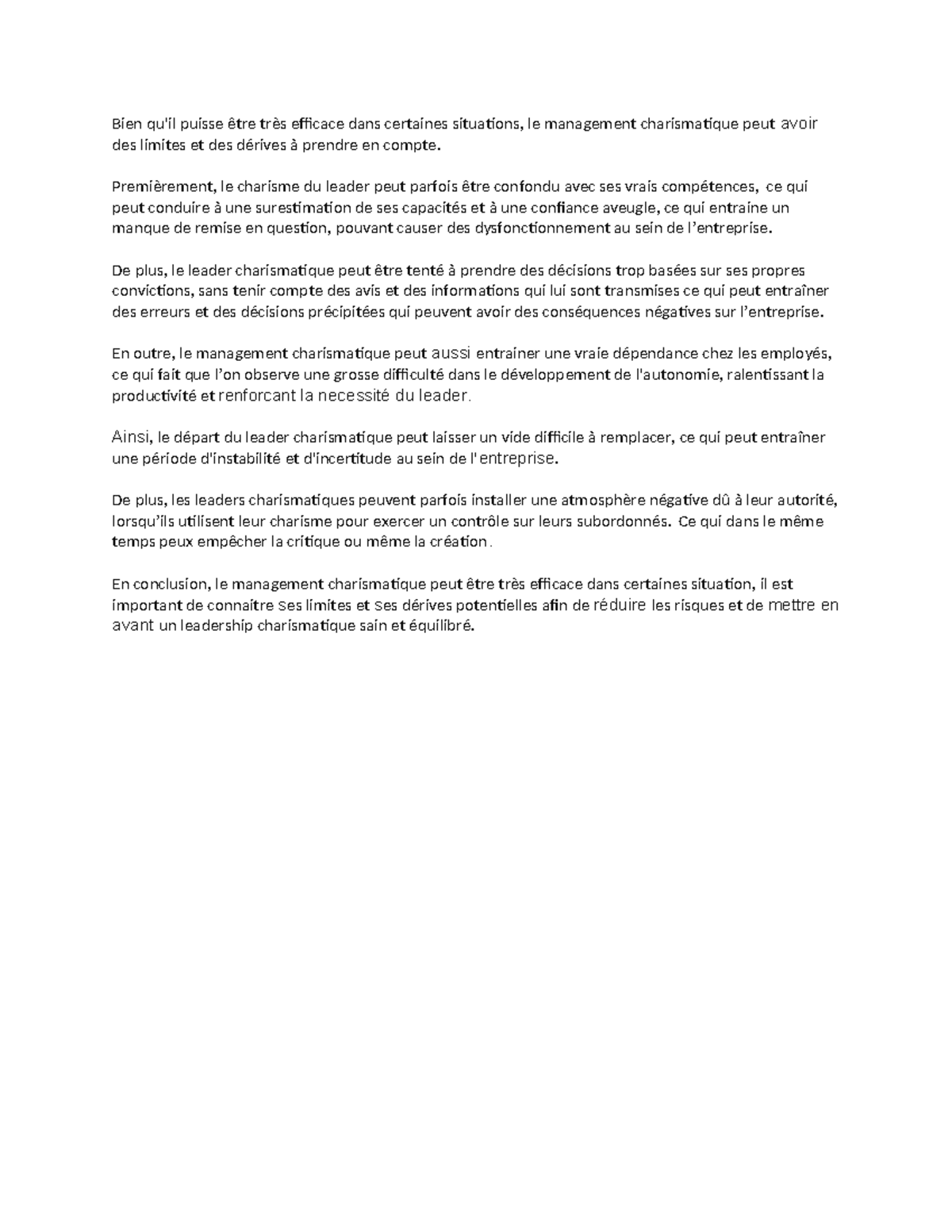 Cas-management-1 to 12 - Bien qu'il puisse être très efficace dans ...