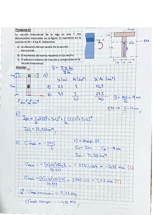 Examen Final DE Materiales - MECÁNICA DE MATERIALES EXAMEN FINAL CICLO 202 2 - I Sección : TODAS ...