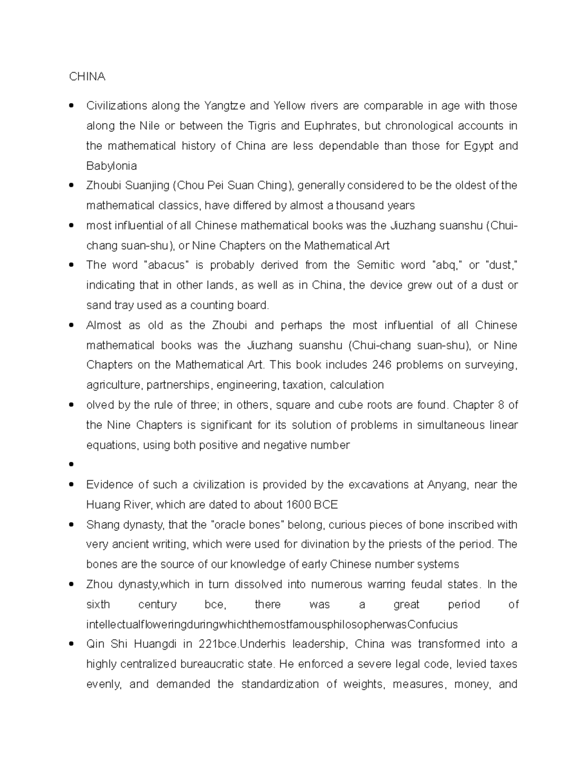 HOM- Reviewer- Dannie - History of Mathematics - CHINA Civilizations ...