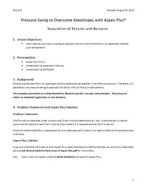 Pdfcoffee - Chapter 6 Solutions Engineering and Chemical Thermodynamics 2e Milo Koretsky Wyatt ...