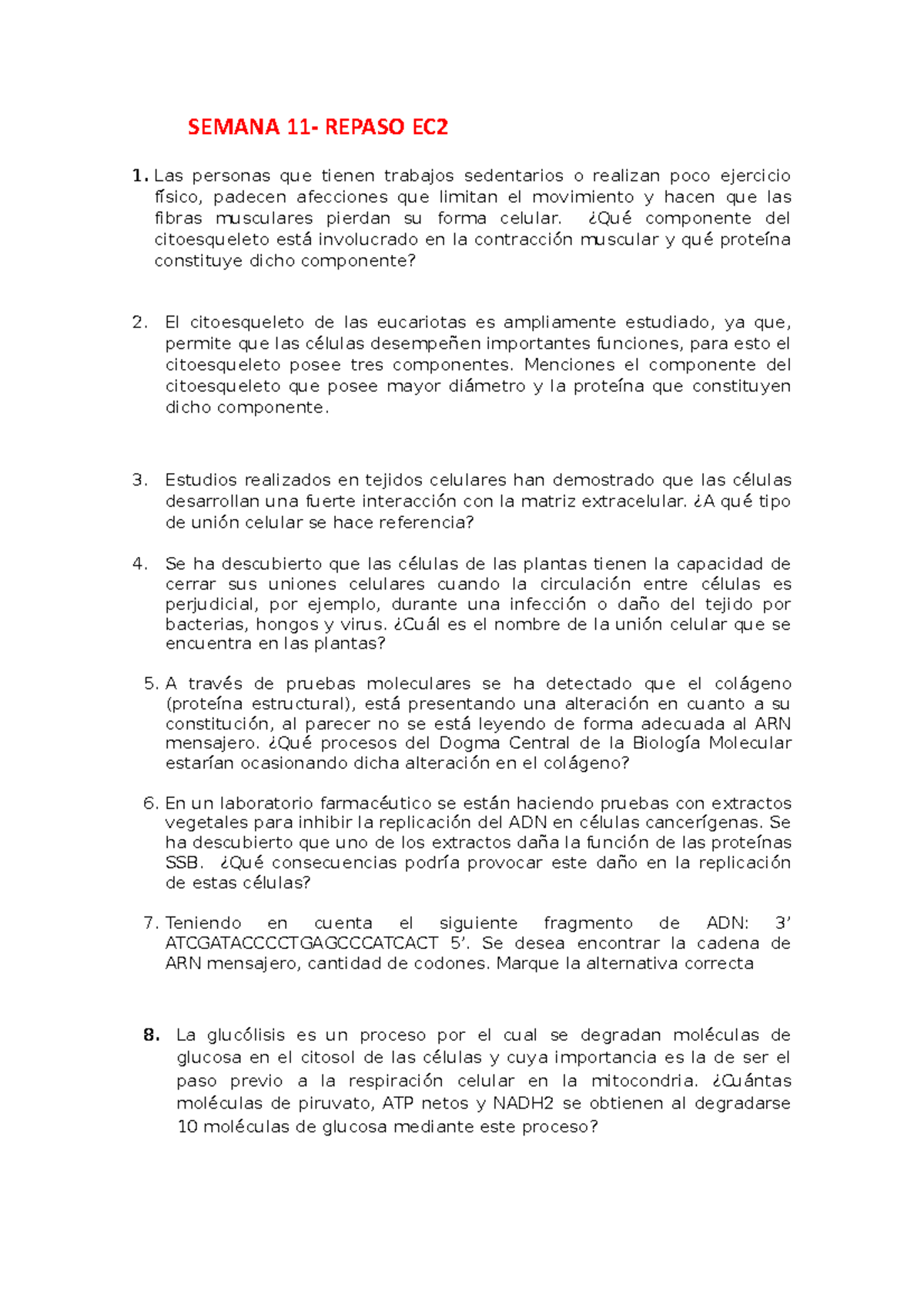 Repaso EC2 - Para estar preparados. - SEMANA 11- REPASO EC Las personas que tienen trabajos ...