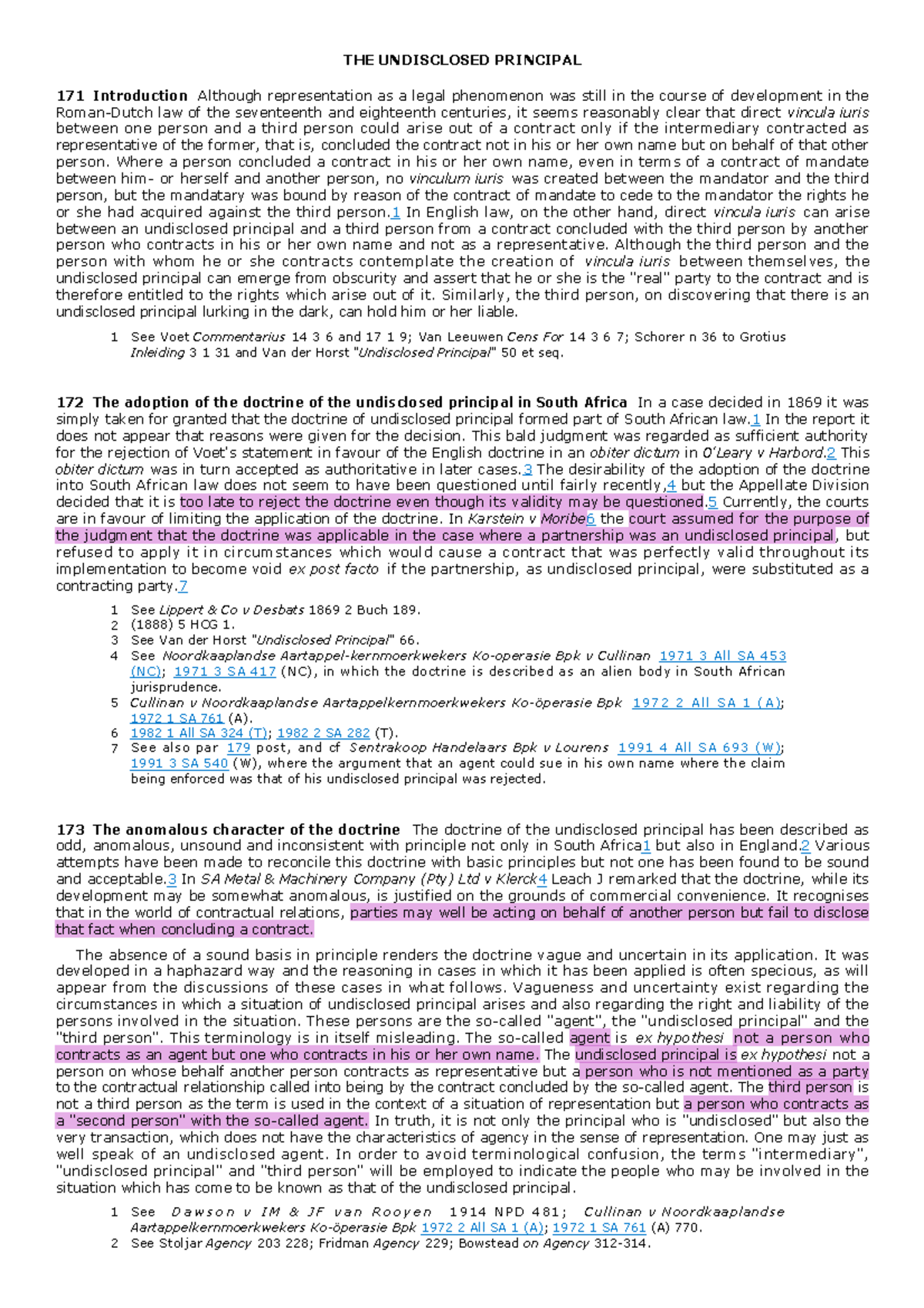 The Undisclosed Principal - THE UNDISCLOSED PRINCIPAL 171 Introduction ...