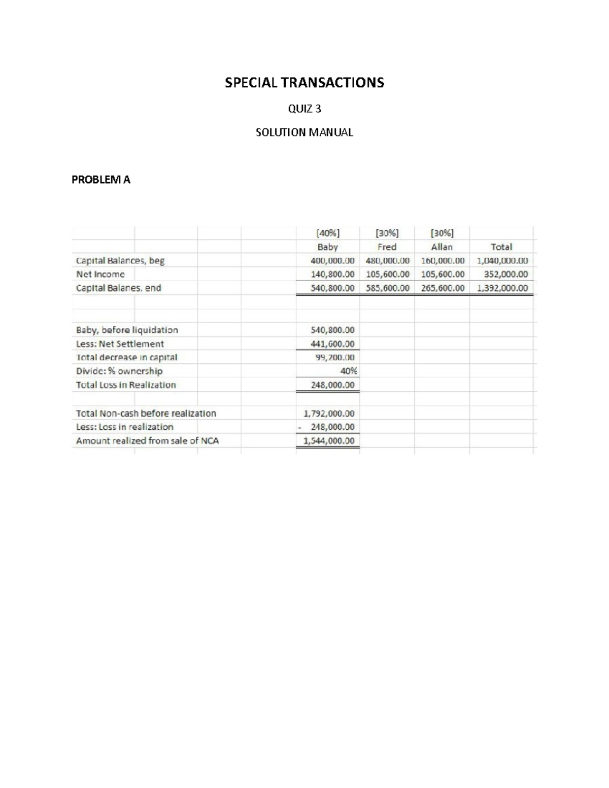 Final.- Spectrans.-QUIZ-3 - SPECIAL TRANSACTIONS QUIZ 3 SOLUTION MANUAL ...